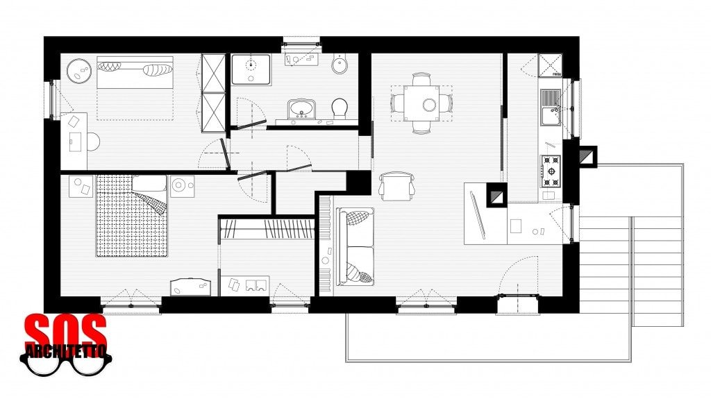 Casa Progetto 009 | SOS Architetto Online - SOS Architetto